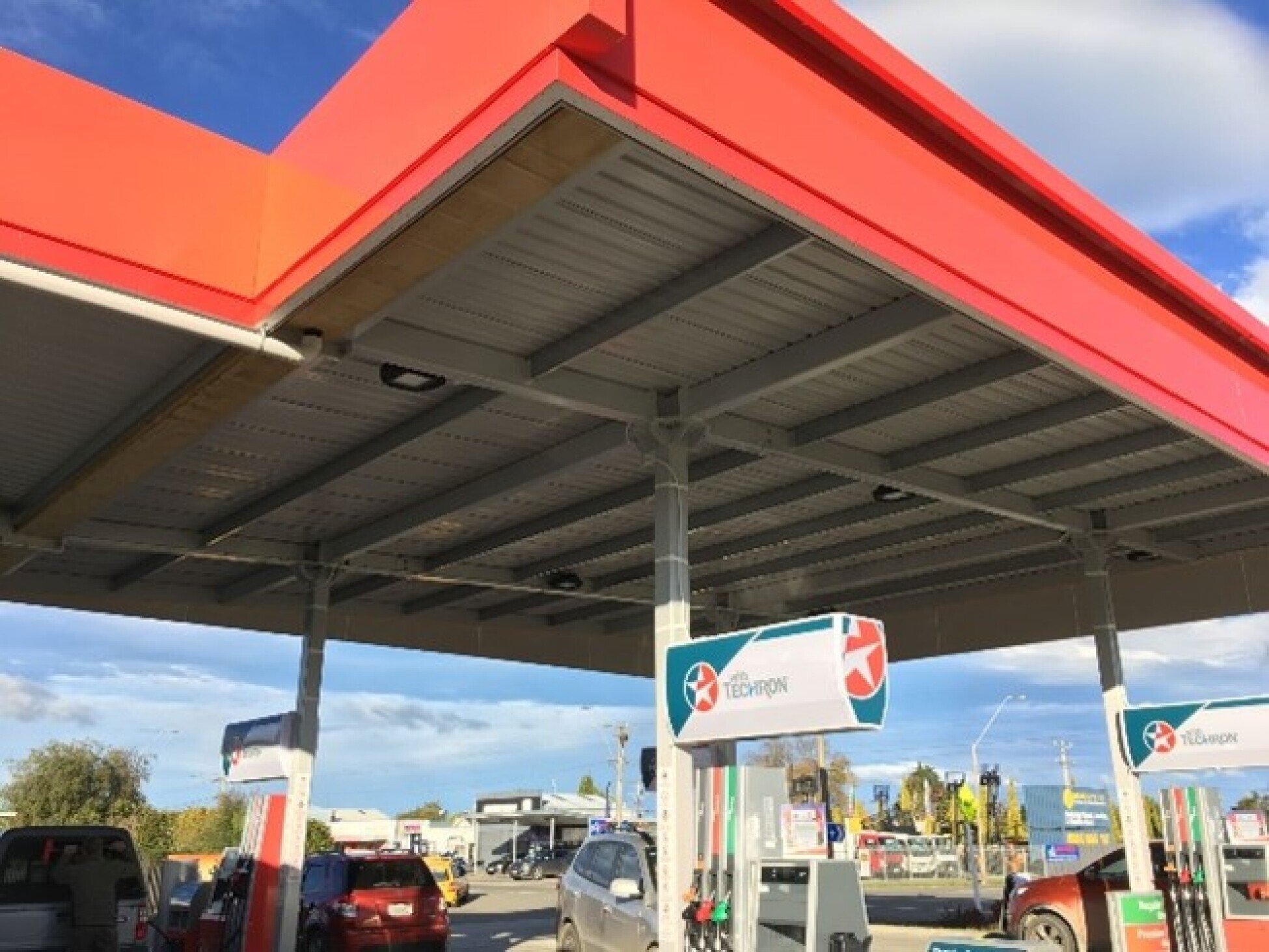 Bird Proof Purlins in Masterton Caltex Solway Service Station ...